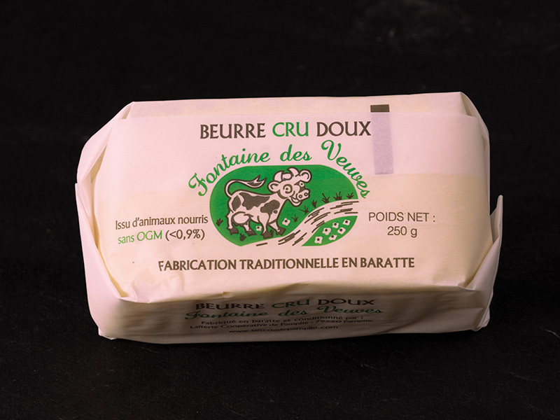 BEURRE CRU DOUX Fontaine de Veuves | Ulrike Baumann's Spezialitäten