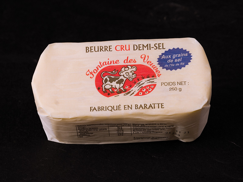 BEURRE CRU DEMI-SEL Fontaine de Veuves | Ulrike Baumann's Spezialitäten